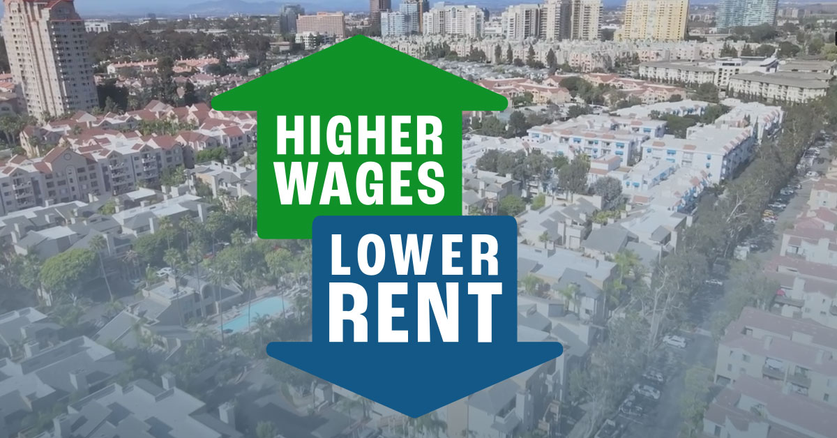Higher Wages Lower Rent